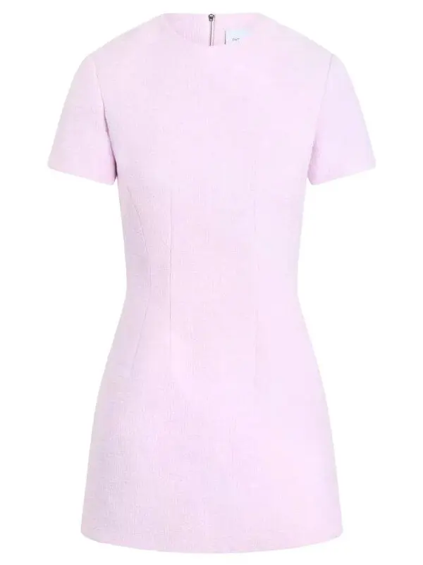 Patou Rear Zip Fastening Mini Dress - Pink