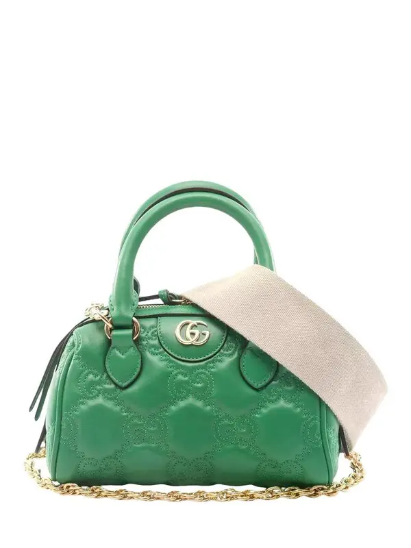 Gucci 2016-2026 Mini Leather Ophidia Satchel - Green