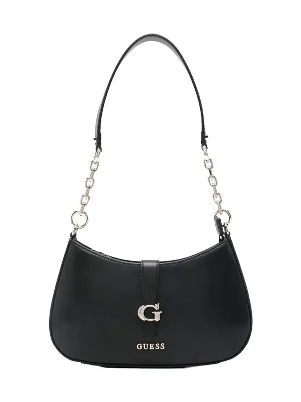 Guess Carrie Chain-strap Shoulder Bag - Black