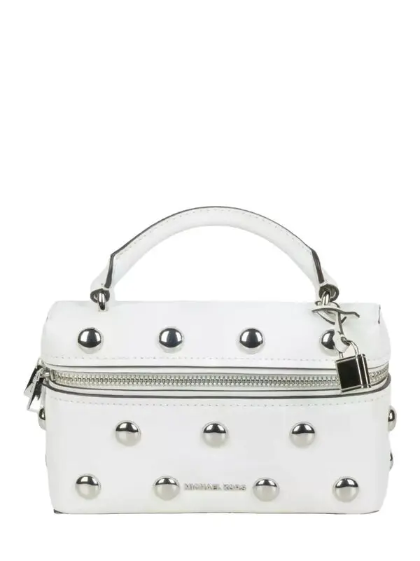 Michael Kors Studded Top-handle Tote - White