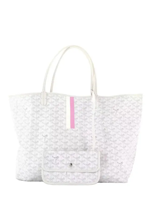 Goyard Saint Louis Printed Coated Canvas Gm Tote Bag - White