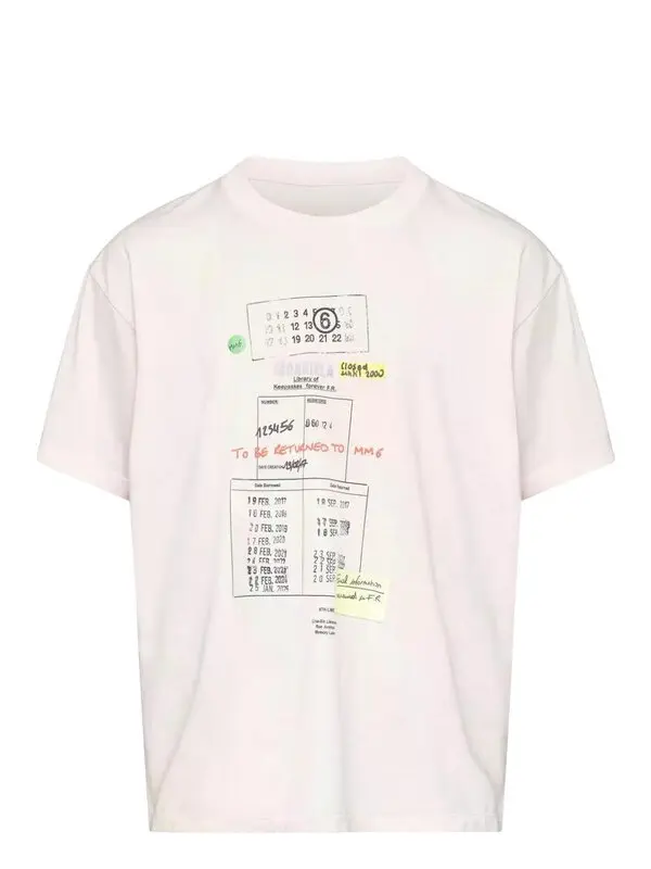 MAISON MARGIELA Round-neck T-shirt - Pink