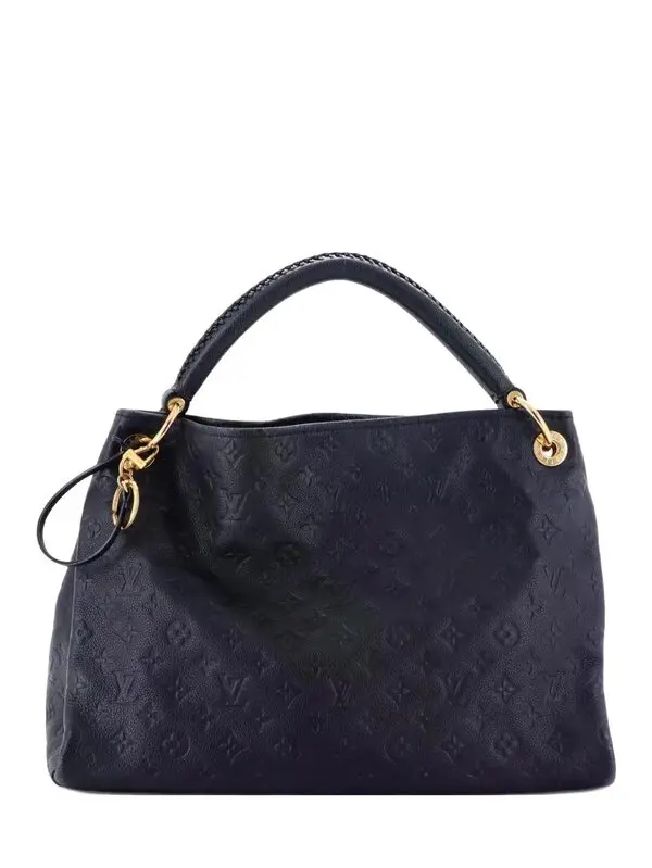 LOUIS VUITTON Artsy Mm Hobo Bag Monogram Empreinte Leather - Blue