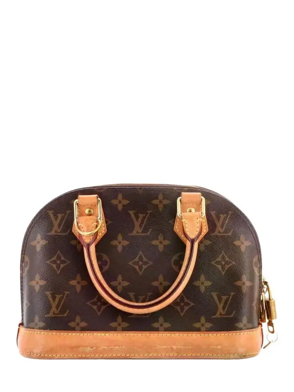 LOUIS VUITTON Alma Handbag Monogram Canvas Bb Crossbody Bag - Brown