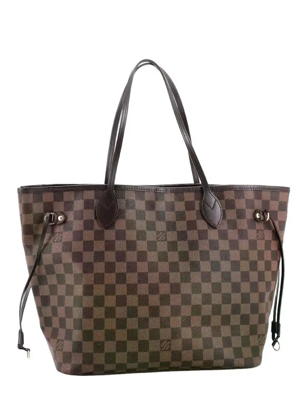 LOUIS VUITTON Neverfull Damier Mm Tote Bag - Brown