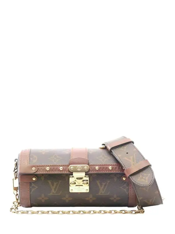 LOUIS VUITTON 2010-2026 Monogram Papillon Trunk Handbag - Brown