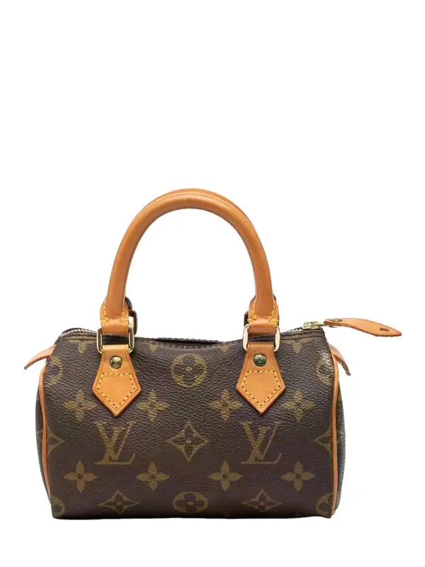 LOUIS VUITTON 1994 Monogram Mini Speedy Hl Satchel - Brown
