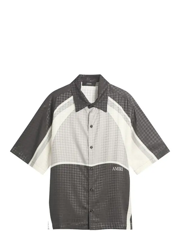 Amiri Ma Quad Panel Camp Shirt - Black