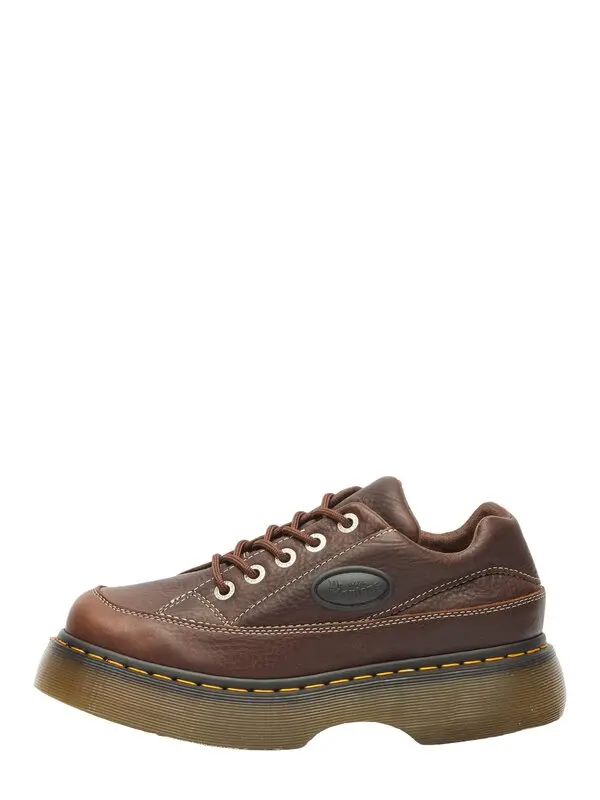 Dr. Martens Buzz 5-eye Shoes - Dark Brown Grizzly