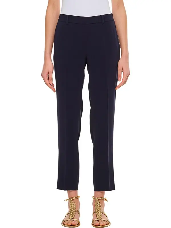 Alberto Biani Cigarette-cut Trousers - Blue