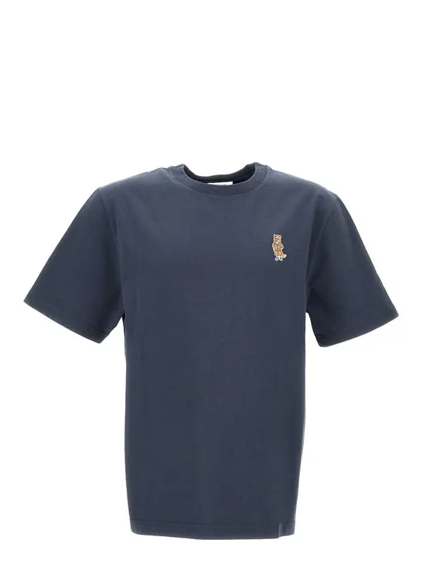 Maison Kitsuné Fox Patch T-shirt - Blue