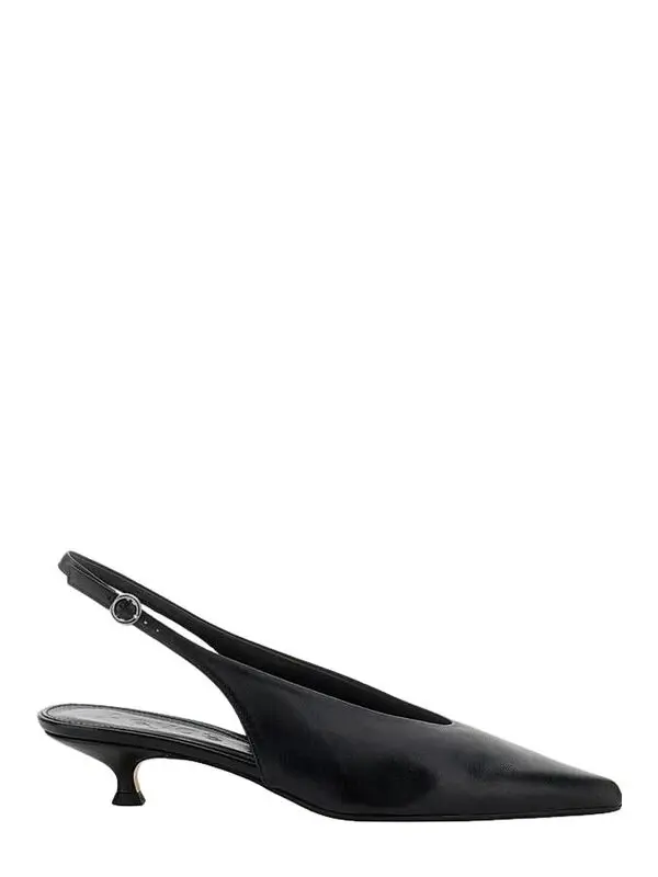 AeydĒ Camilla Nappa Leather Pumps - Black