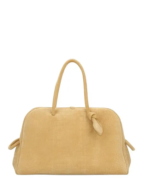 Jacquemus Le Grand Turismo Bowling Bag - Beige