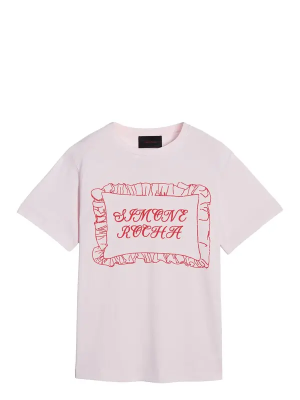 Simone Rocha T-shirt With Print - Rose