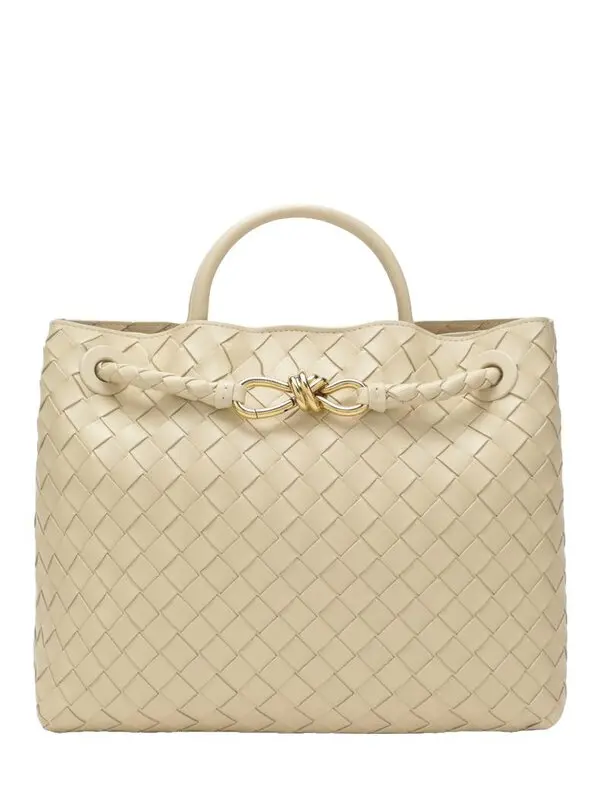 Bottega Veneta Medium Andiamo Bag - Beige