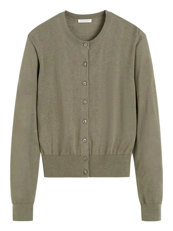 BY MALENE BIRGER Montie Cardigan - Deep Lichen Green