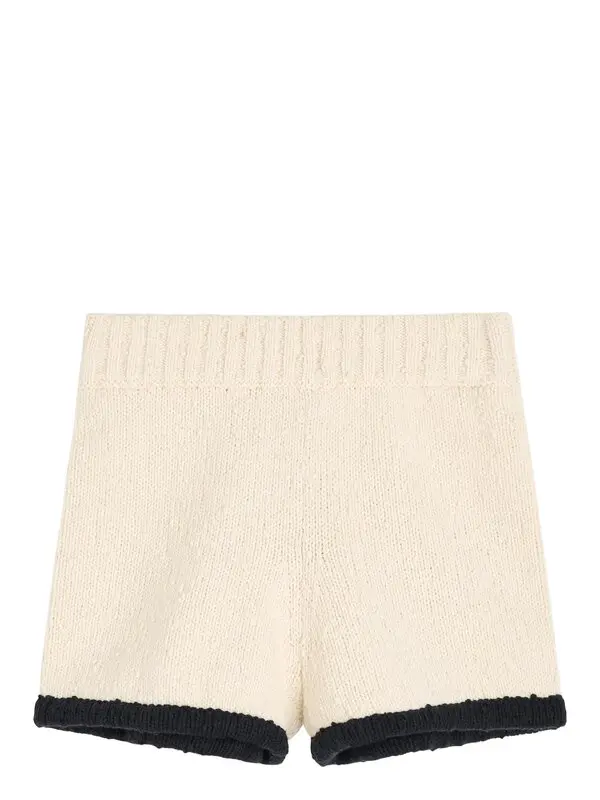 BY MALENE BIRGER Rikka Shorts - Black White Color Block
