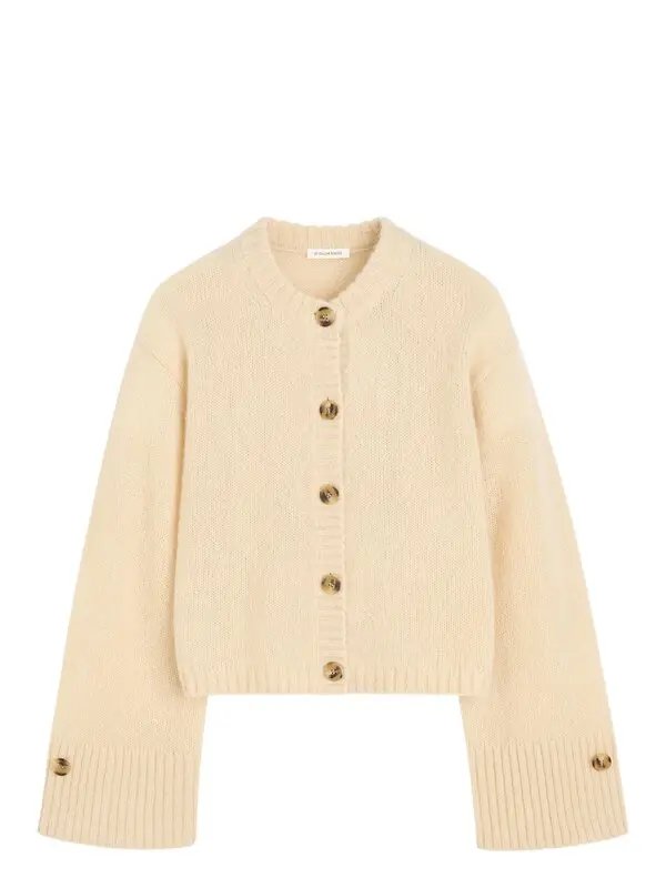BY MALENE BIRGER Cierrou Soft Cardigan - Vanilla Cream