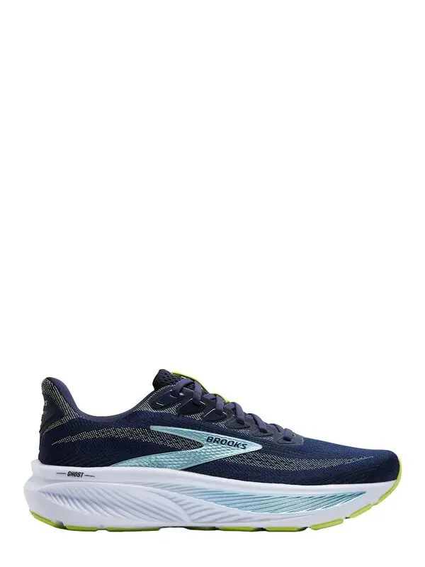 Brooks Ghost 17 Sneakers - Peacoat/lime/blue
