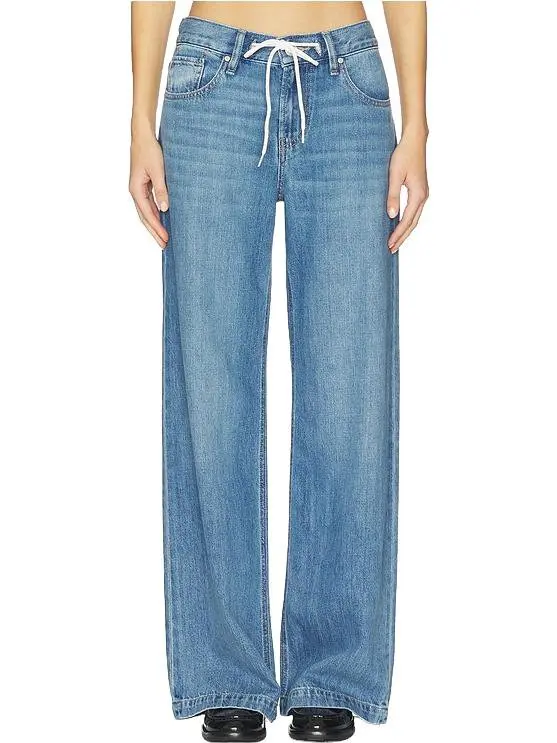 Hudson Jeans Drawstring Rylee Low And Loose Jeans - Blue