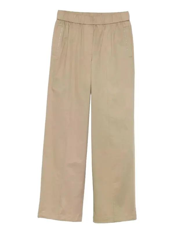 Peserico Panelled Trousers - Neutrals