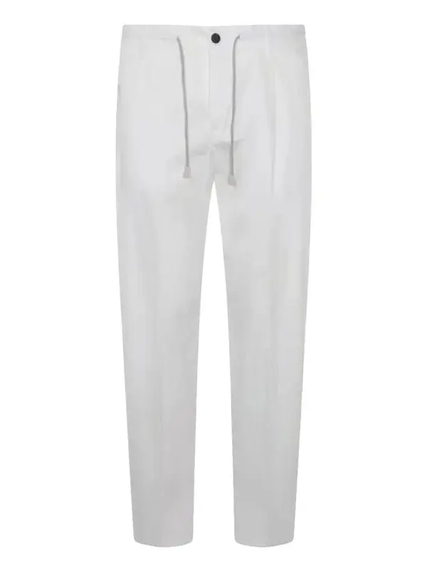 Eleventy Drawstring Trousers - White