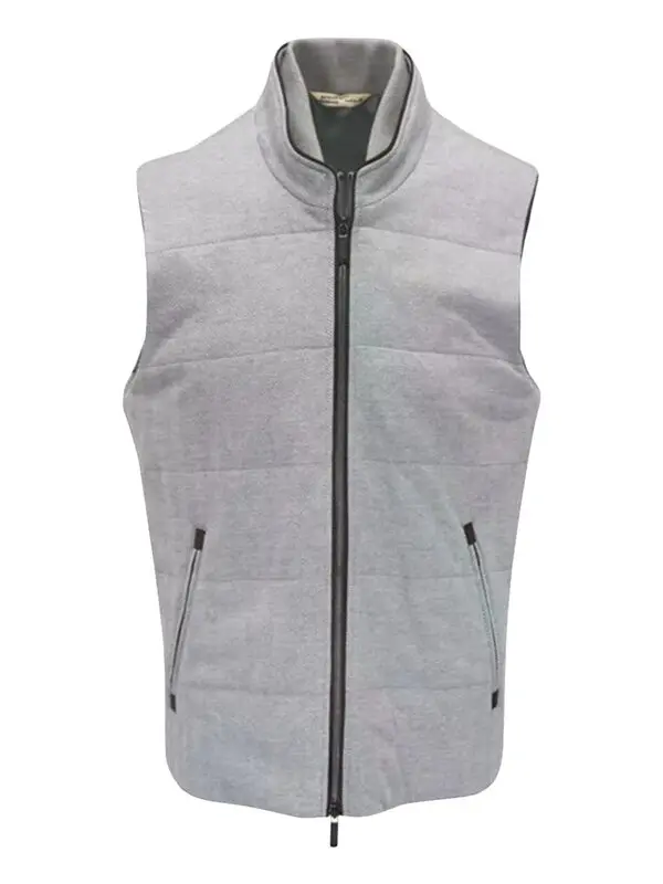 MAURIZIO BALDASSARI Quilted Gilet - Grey
