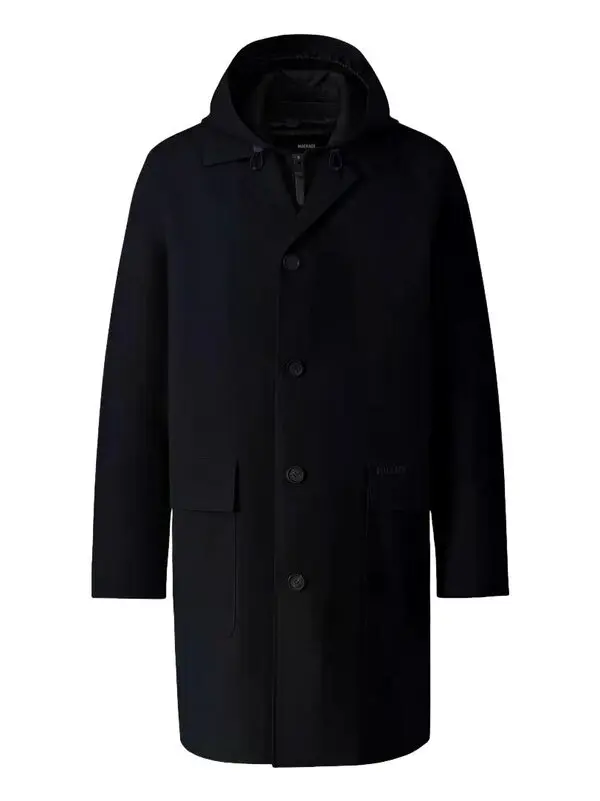 Mackage Mathia Hooded Pocket Coat - Blue