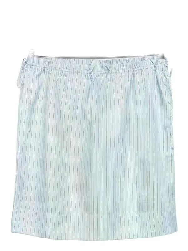 TOTEME Striped Mini Skirt - Blue