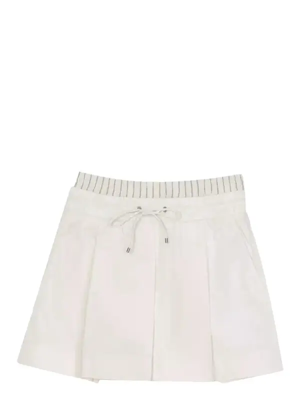 3.1 Phillip Lim Drawstring-detail Mini Skirt - Neutrals