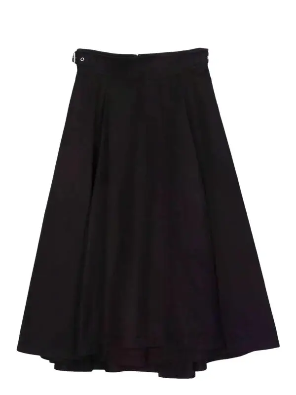 3.1 Phillip Lim Belted A-line Midi Skirt - Black