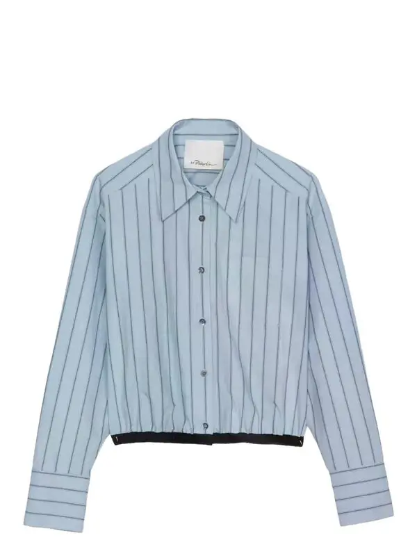 3.1 Phillip Lim Striped Button-down Shirt - Blue