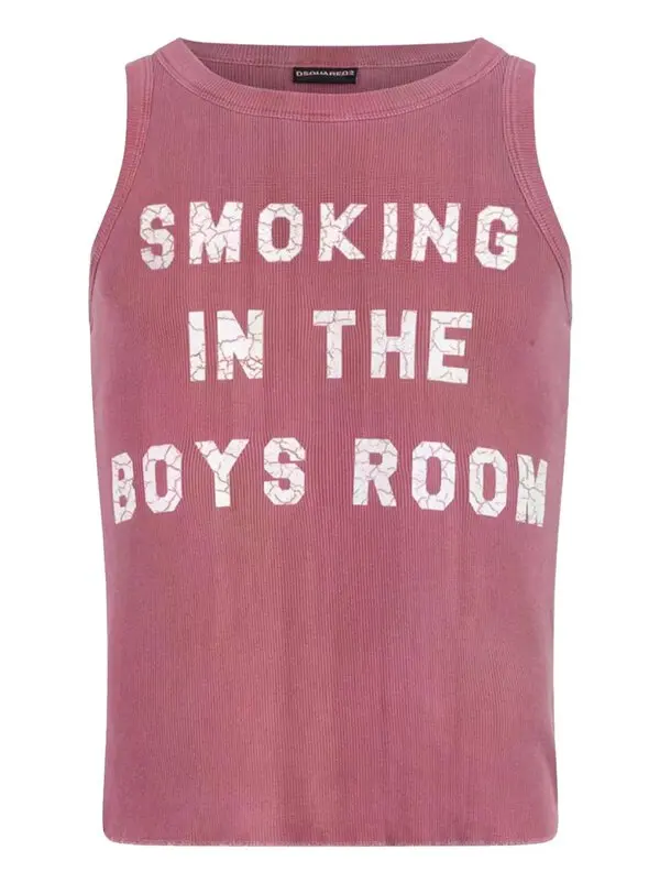 Dsquared2 Graphic-print Tank Top - Pink