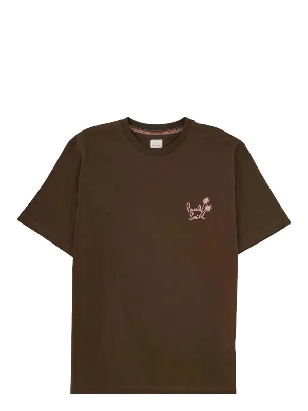 Paul Smith Logo Detail T-shirt - Brown