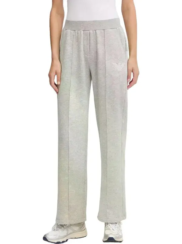 Emporio Armani Logo-embroidered Track Pants - Grey