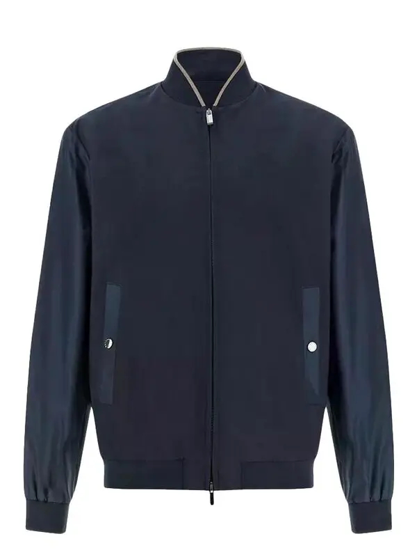 Paul & Shark Zip Bomber Jacket - Blue