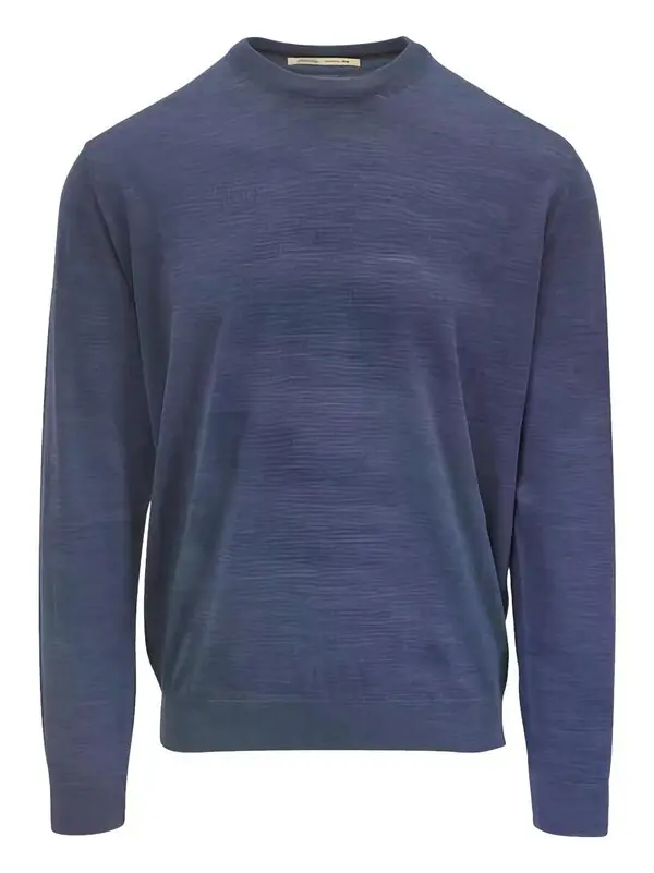 MAURIZIO BALDASSARI Crew Neck Sweater - Blue