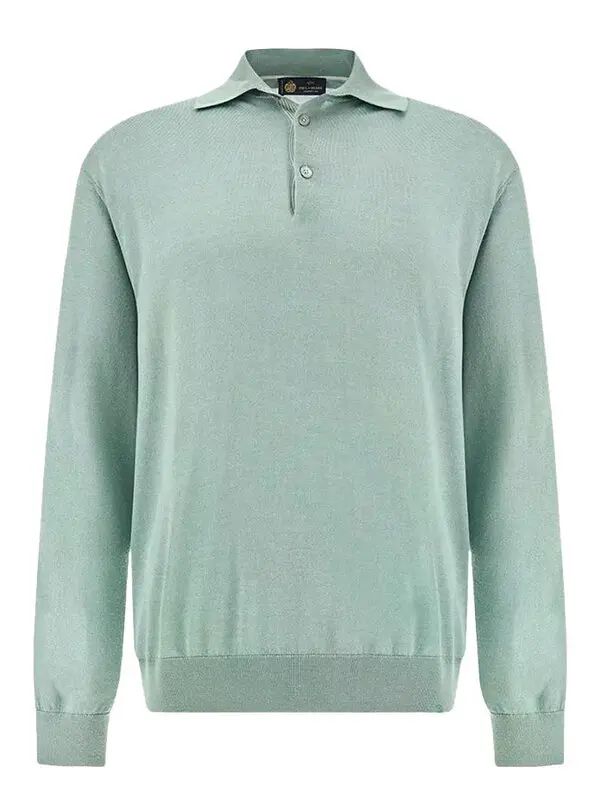 Paul & Shark Long-sleeve Polo Shirt - Green