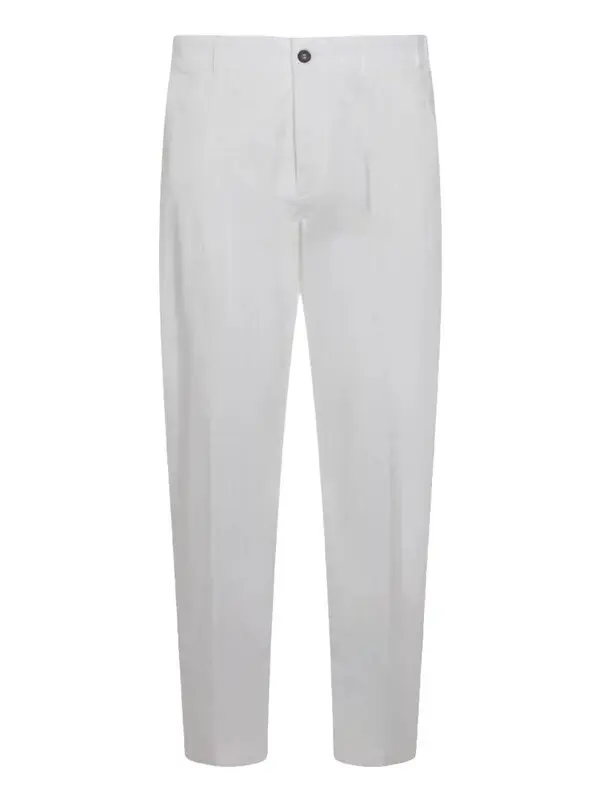 Eleventy Pleated Trousers - White