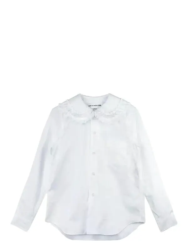 Comme Des Garçons Ruffled Shirt - White