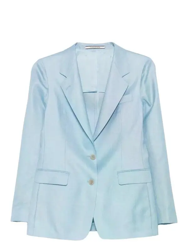 Tagliatore Notched-lapel Blazer - Blue