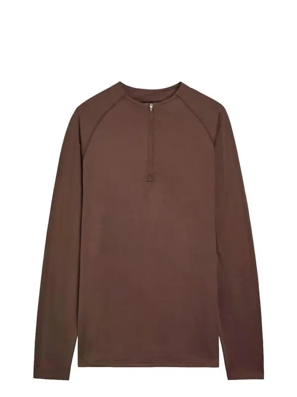CONDITION WEAR Core Half-zip Sweatshirt - Brown