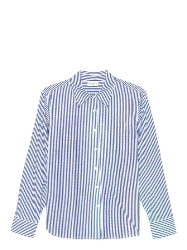 P.a.r.o.s.h Striped Embellished Shirt - Blue