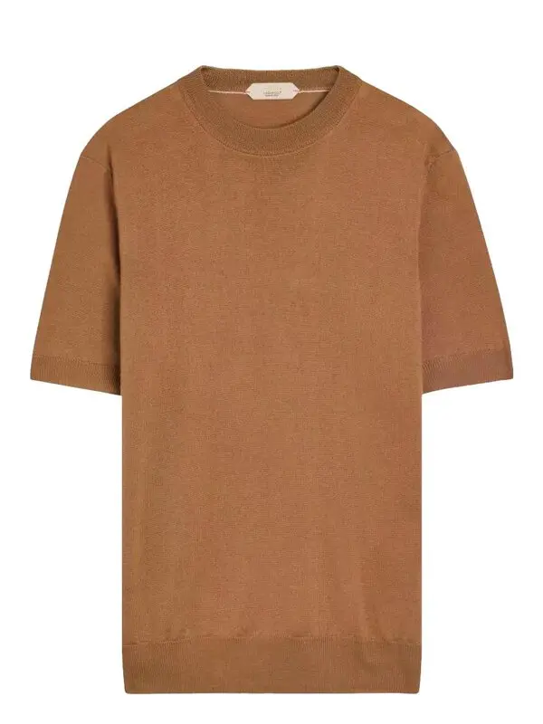 AURELIEN Crew-neck T-shirt - Brown