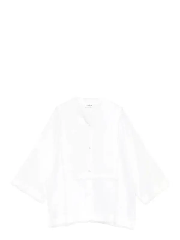 P.a.r.o.s.h Frayed Shirt - White
