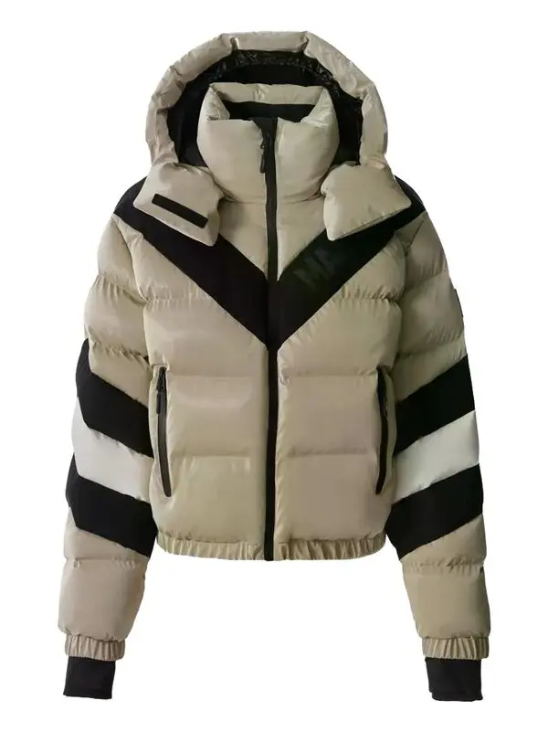 Mackage Chevron-pattern Ski Jacket - Neutrals