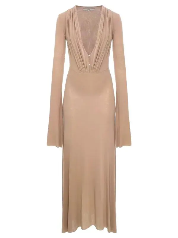 MANURI Suki Maxi Dress - Neutrals