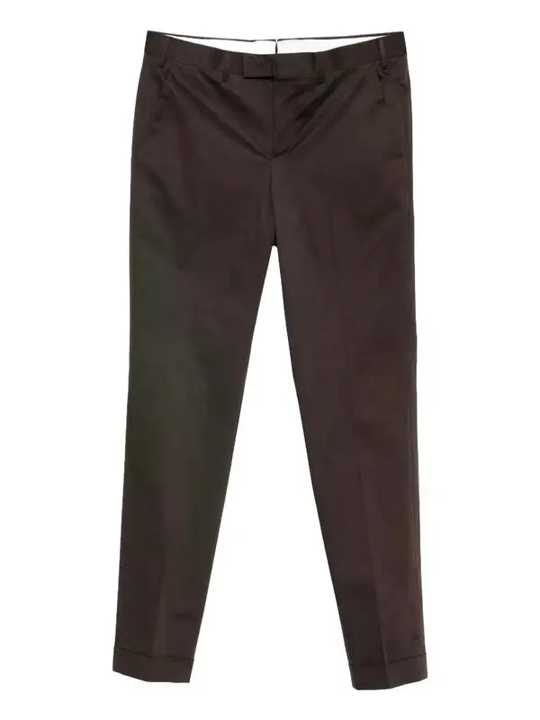 PT TORINO Cuffed Trousers - Brown
