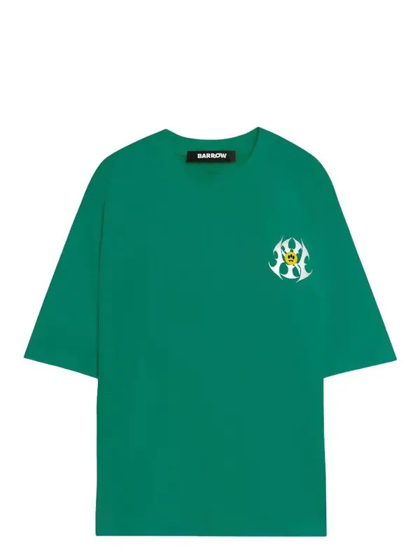 BARROW Printed T-shirt - Green