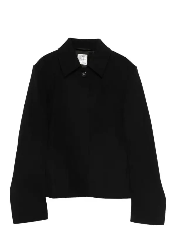 TOTEME Boxy Twill Jacket - Black